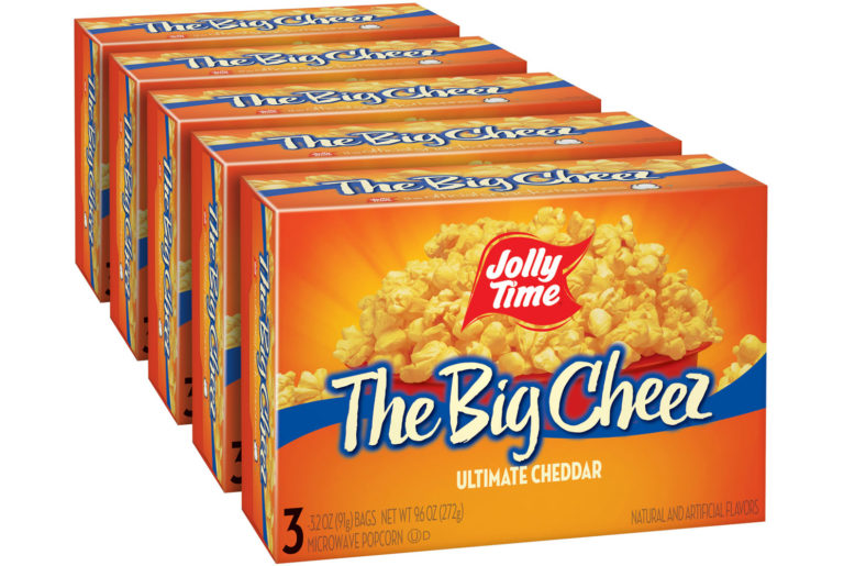 The Big Cheez® Microwave Popcorn: Cheddar Cheese Flavor - JOLLY TIME® 🍿